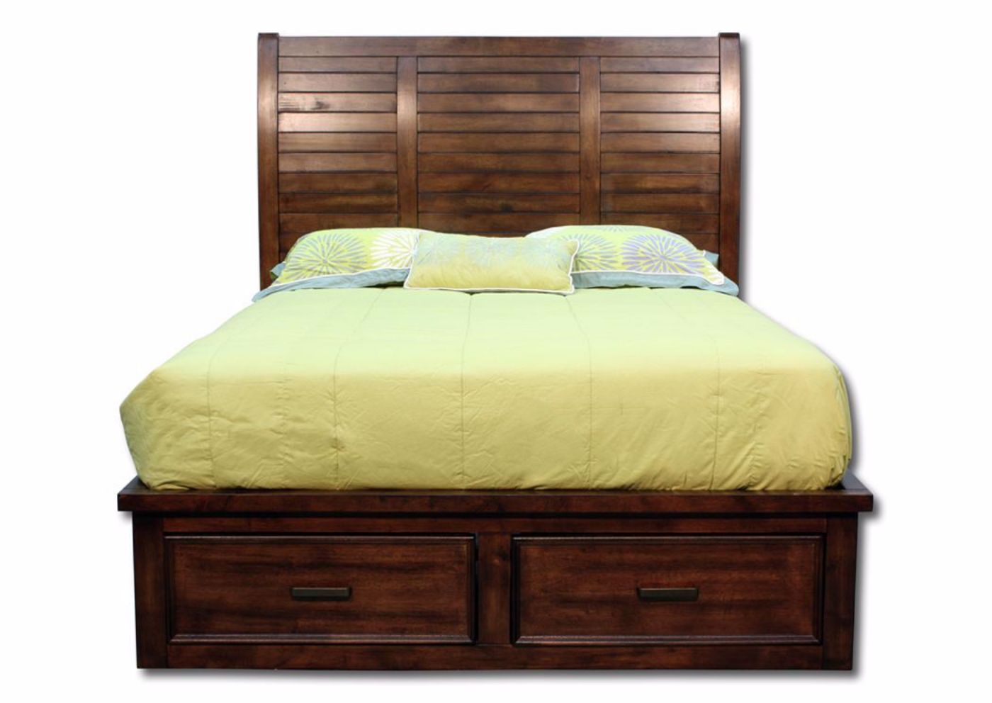 Sully King Bed - Dark Brown | Home Furniture