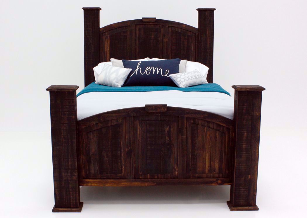 Amarillo Queen Bed - Dark Brown | Home Furniture