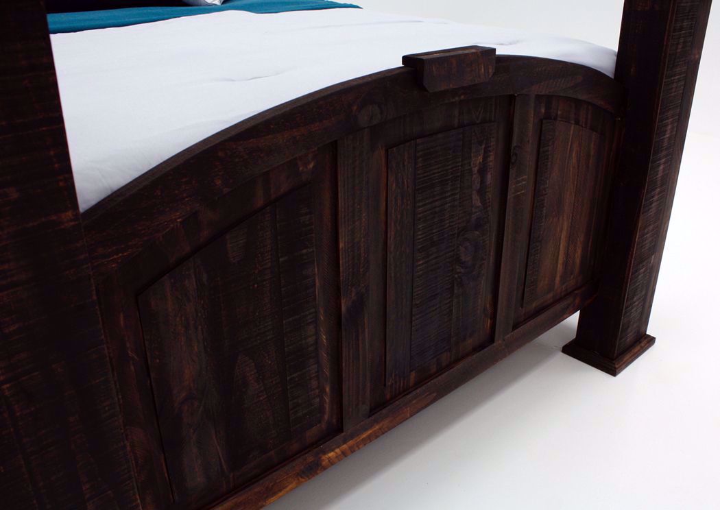 Amarillo Queen Bed - Dark Brown | Home Furniture