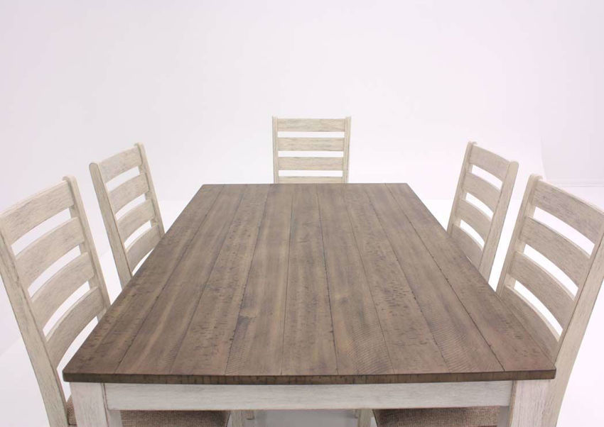 Skempton 7 Piece Dining Table Set - White | Home Furniture