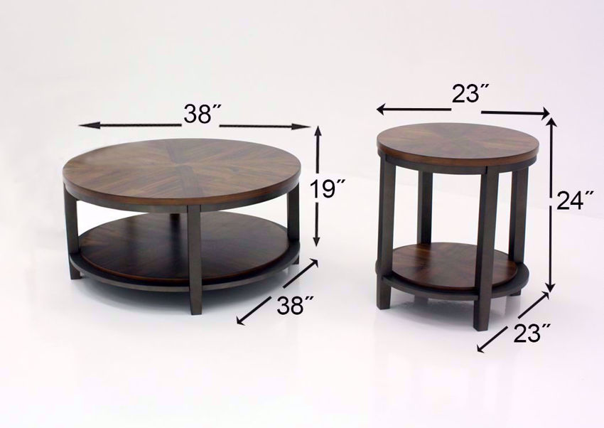 Roybeck 3 Piece Coffee Table Set - Brown | Home Furniture