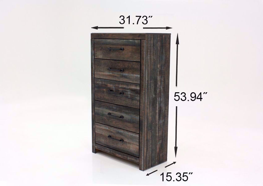 Drystan Chest of Drawers - Brown | Home Furniture
