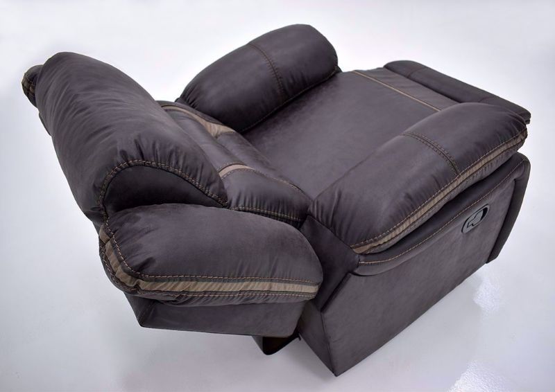 Acropolis Swivel Glider Recliner - Brown | Home Furniture