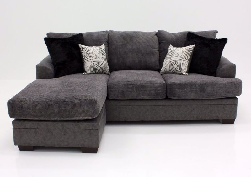 Akan Sofa with Chaise - Gray | Home Furniture
