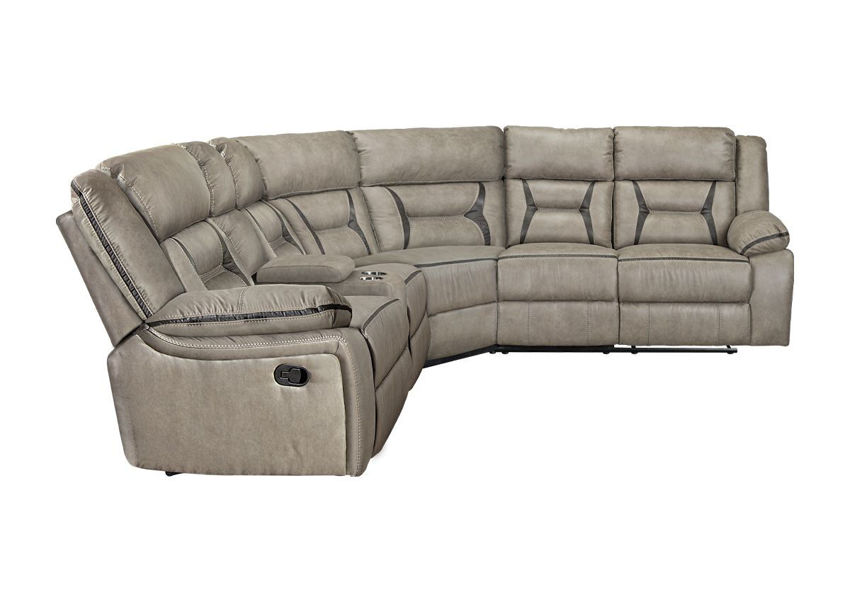 Acropolis Sectional Sofa - Taupe Brown | Home Furniture