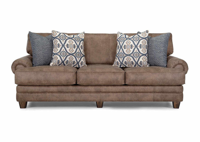 Sicily Sofa - Brown | Home Furniture