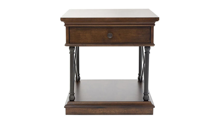 Tribeca End Table - Brown | Home Furniture