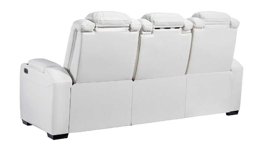 Party Time POWER Sofa - White | Home Furniture Plus Bedding and ...