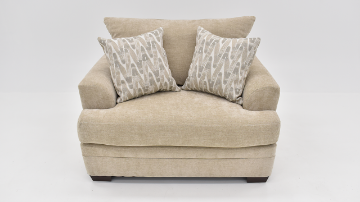 Aden Sectional Sofa with Chaise - Tan | Home Furniture