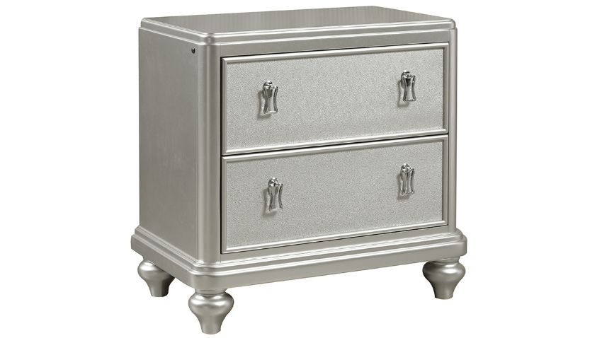 Diva Queen Bedroom Set - Silver | Home Furniture