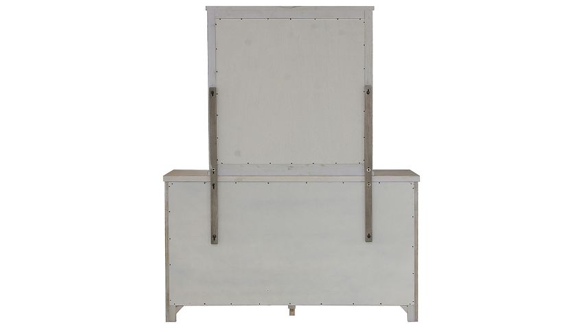 Ruff Hewn Dresser with Mirror - Gray | Home Furniture Plus Bedding and ...