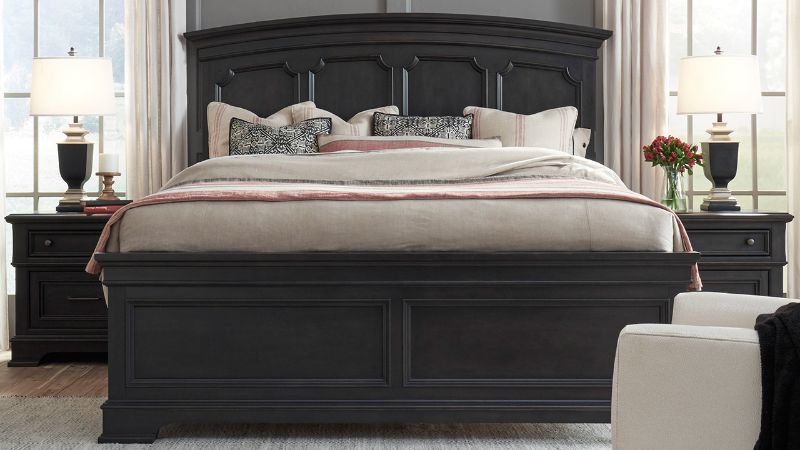 Townsend Queen Panel Bedroom Set - Dark Brown | Home Furniture