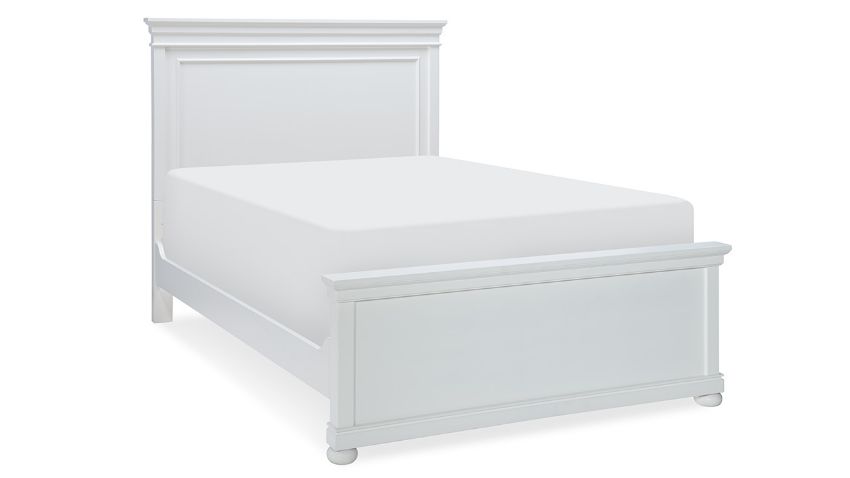Canterbury Full Size Panel Bed - White | Home Furniture