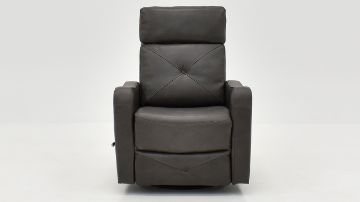 Hayes Swivel Recliner - Caramel | Home Furniture