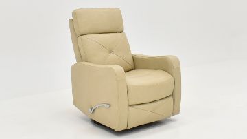 Hayes Swivel Recliner - Caramel | Home Furniture