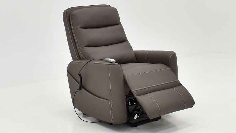Hercules POWER Lift Recliner - Dark Gray | Home Furniture