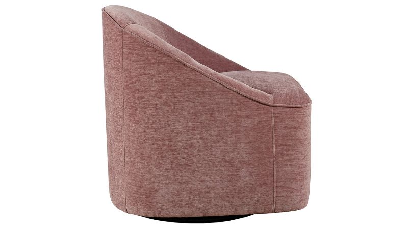 Lulu Swivel Accent Chair - Lilac | Home Furniture