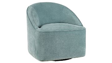 Lulu Swivel Accent Chair - Lilac | Home Furniture