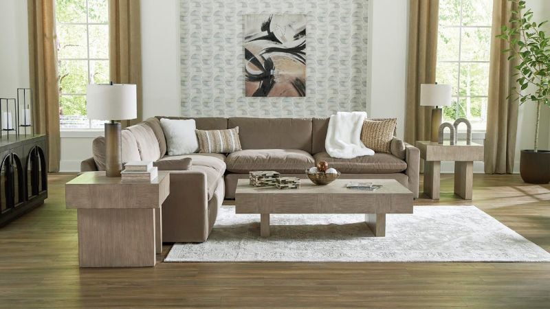 Sophie Sectional - Brown | Home Furniture