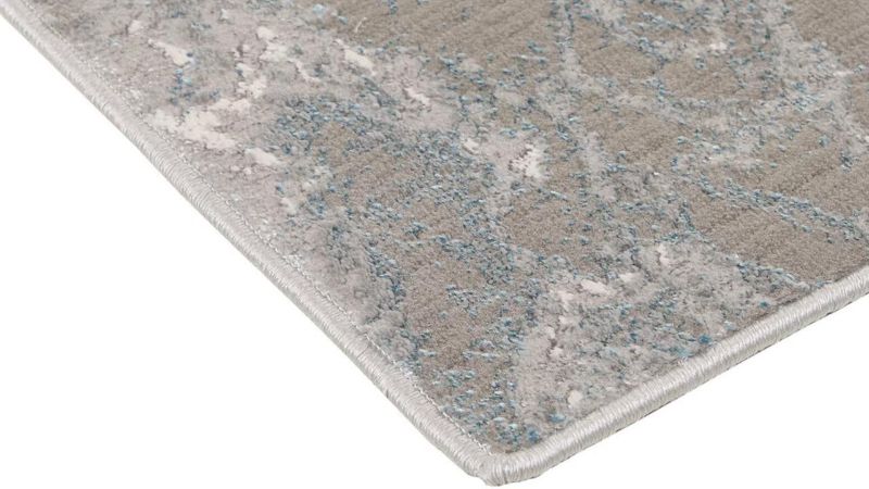 Azure Medium Rug - Gray & Blue | Home Furniture
