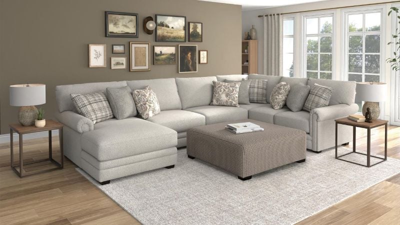 Left facing sectional store