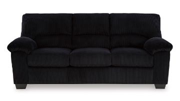 Simple Joy Sofa - Black | Home Furniture