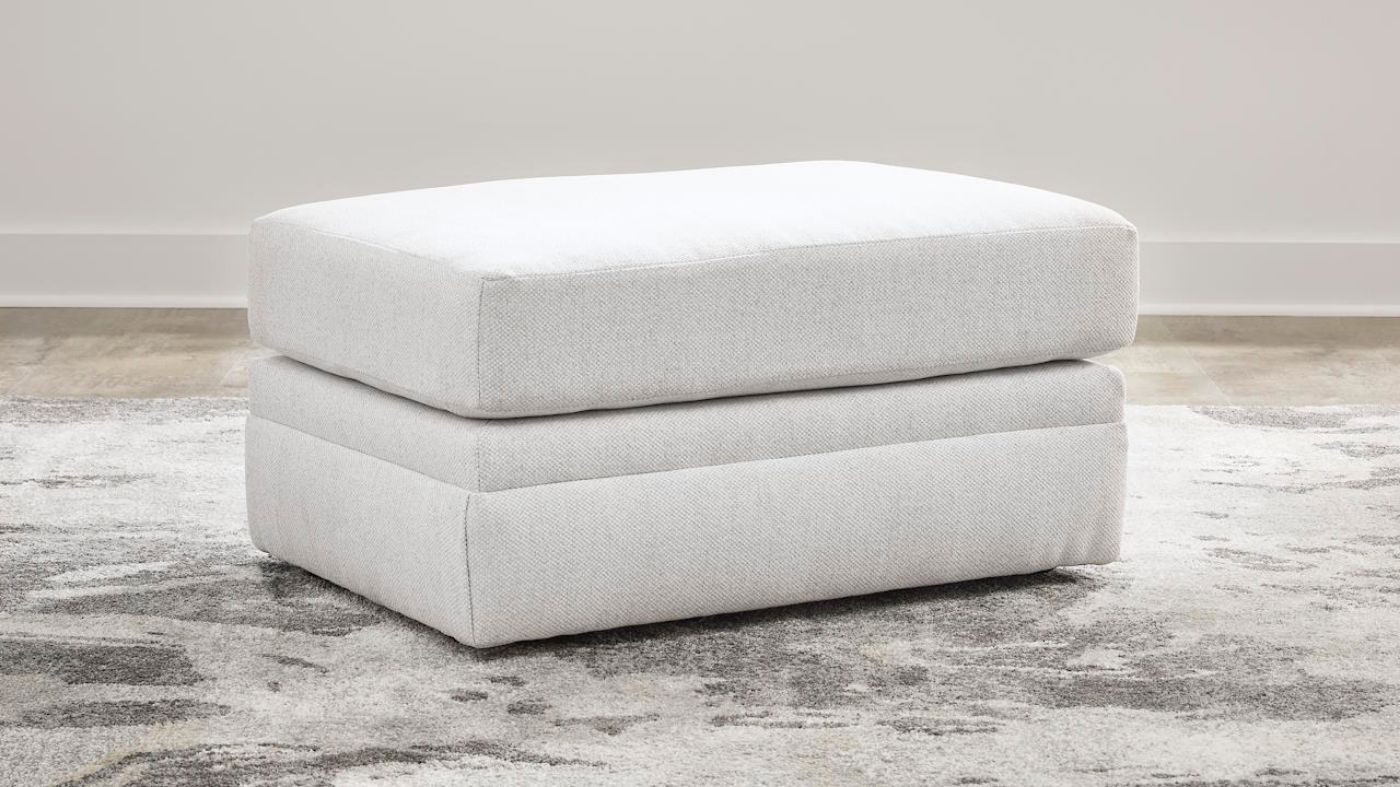 Maitelynn Ottoman - Cream | Home Furniture